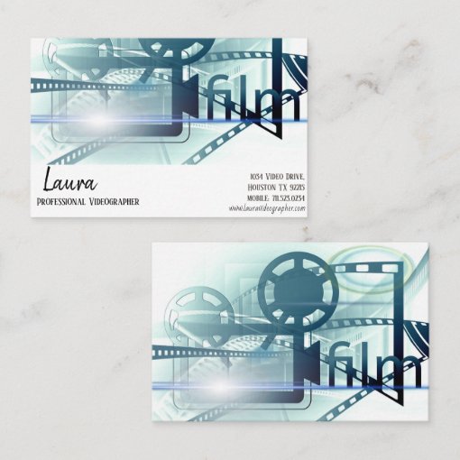 Videographer Business Card | Zazzle