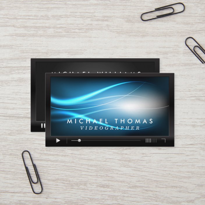 Videographer Business Cards | Zazzle