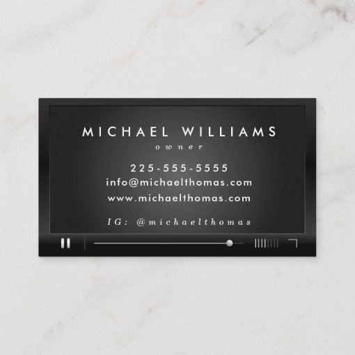 Videographer Business Cards | Zazzle