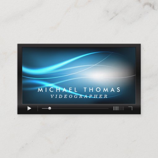 Videographer Business Cards | Zazzle