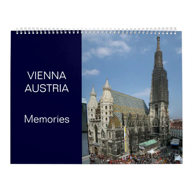 Vienna Austria 24 Month Calendar | Zazzle