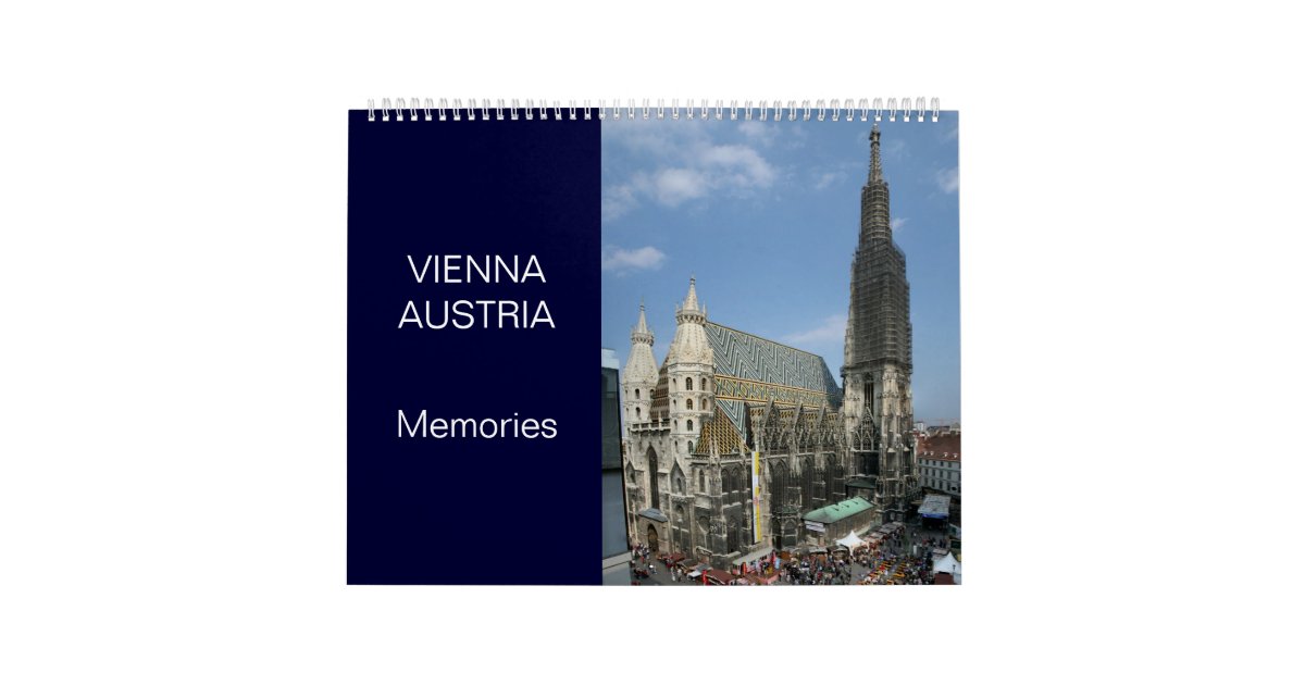 Vienna Austria 24 Month Calendar | Zazzle