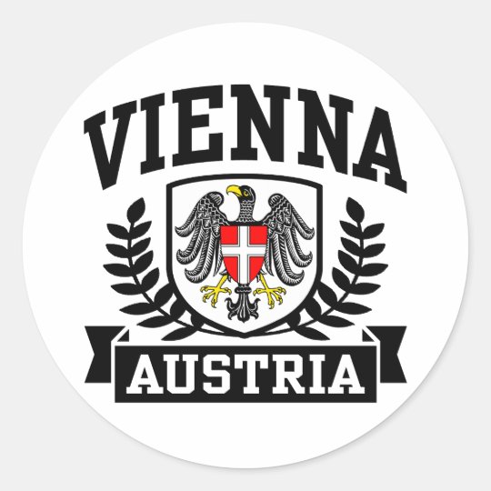 Vienna Austria Classic Round Sticker | Zazzle.com