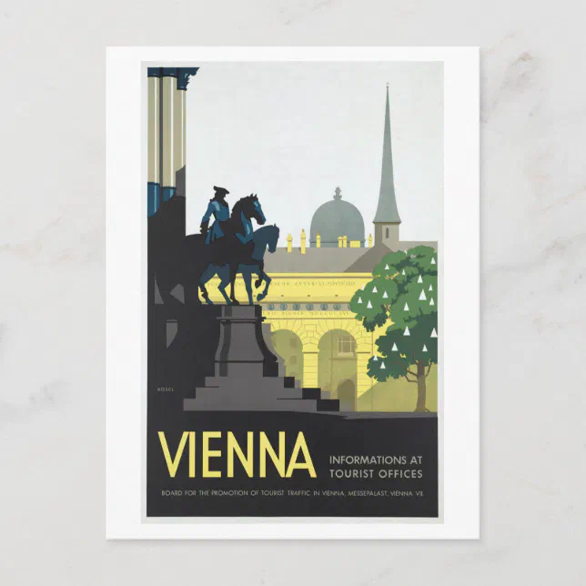 Vienna Austria - Vintage Travel Postcard | Zazzle