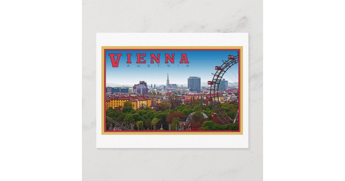 Vienna - Cityscape Postcard | Zazzle
