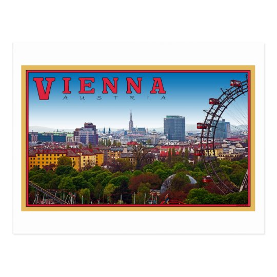 Vienna - Cityscape Postcard | Zazzle.com