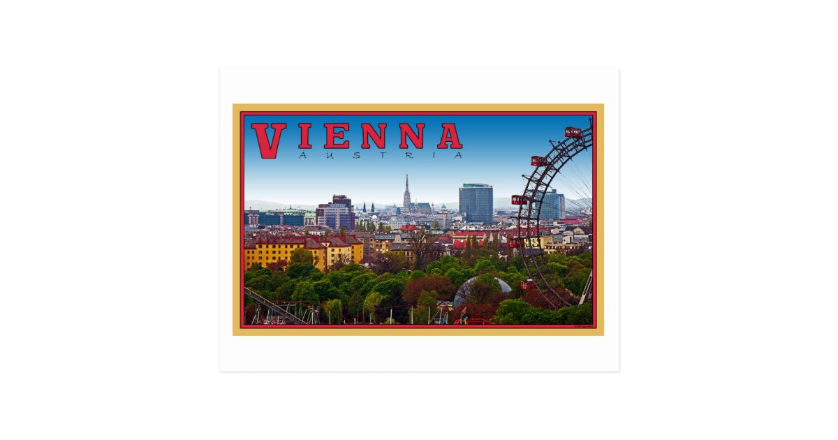 Vienna - Cityscape Postcard | Zazzle.com