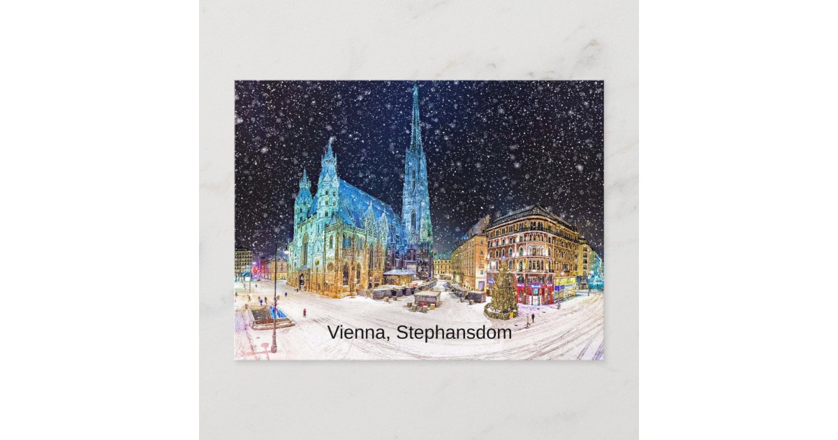 Vienna, St. Stephen's Cathedral, Postcard | Zazzle