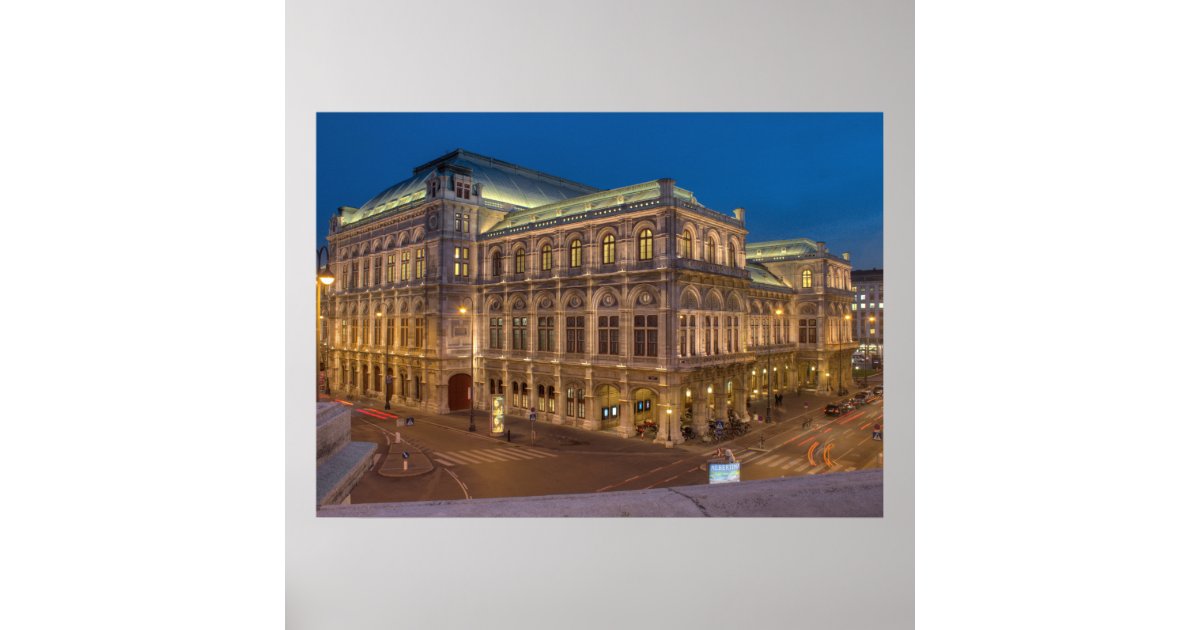 Vienna State Opera, Austria Poster | Zazzle