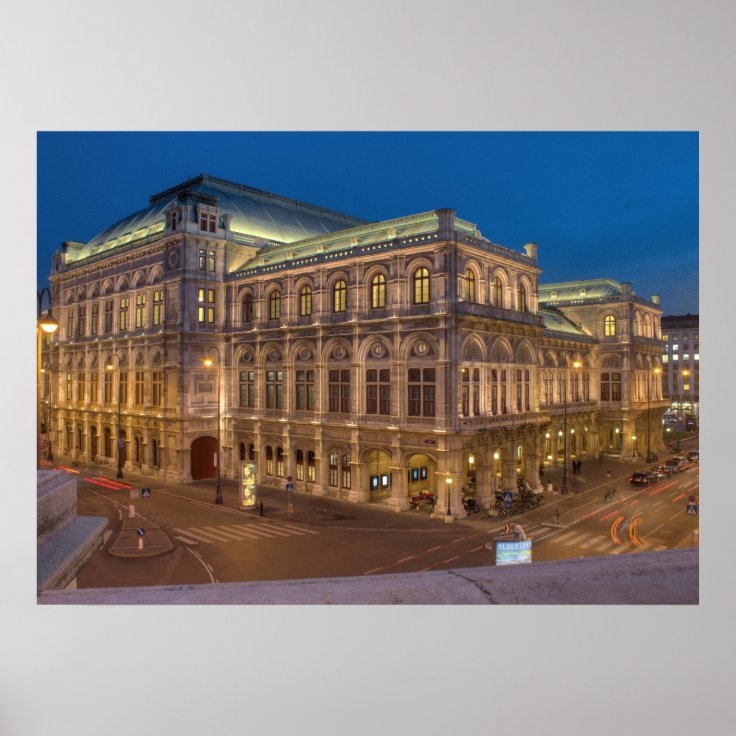 Vienna State Opera, Austria Poster | Zazzle