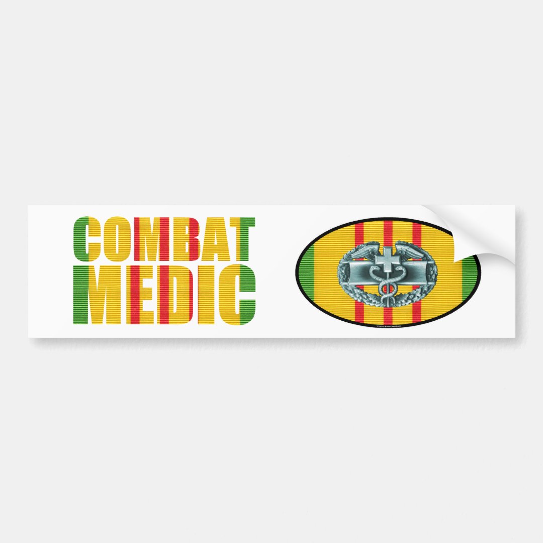 Vietnam Combat Medic Sticker Pair | Zazzle