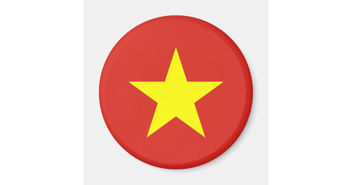 Vietnam Flag Magnet | Zazzle