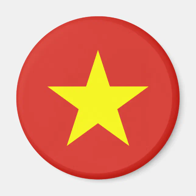 Vietnam Flag Magnet | Zazzle