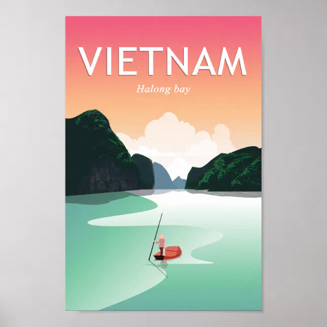 Vietnam ha long bay poster | Zazzle