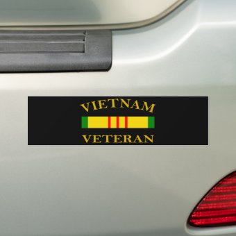 Vietnam Veteran Bumper Sticker | Zazzle