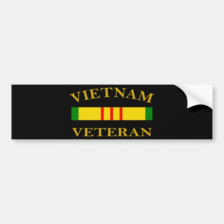 Vietnam Veteran Bumper Sticker | Zazzle