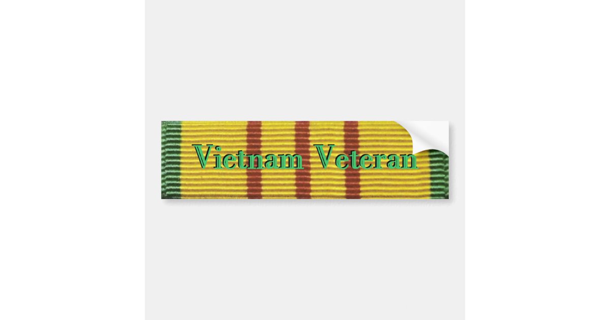 Vietnam Veteran bumper sticker | Zazzle