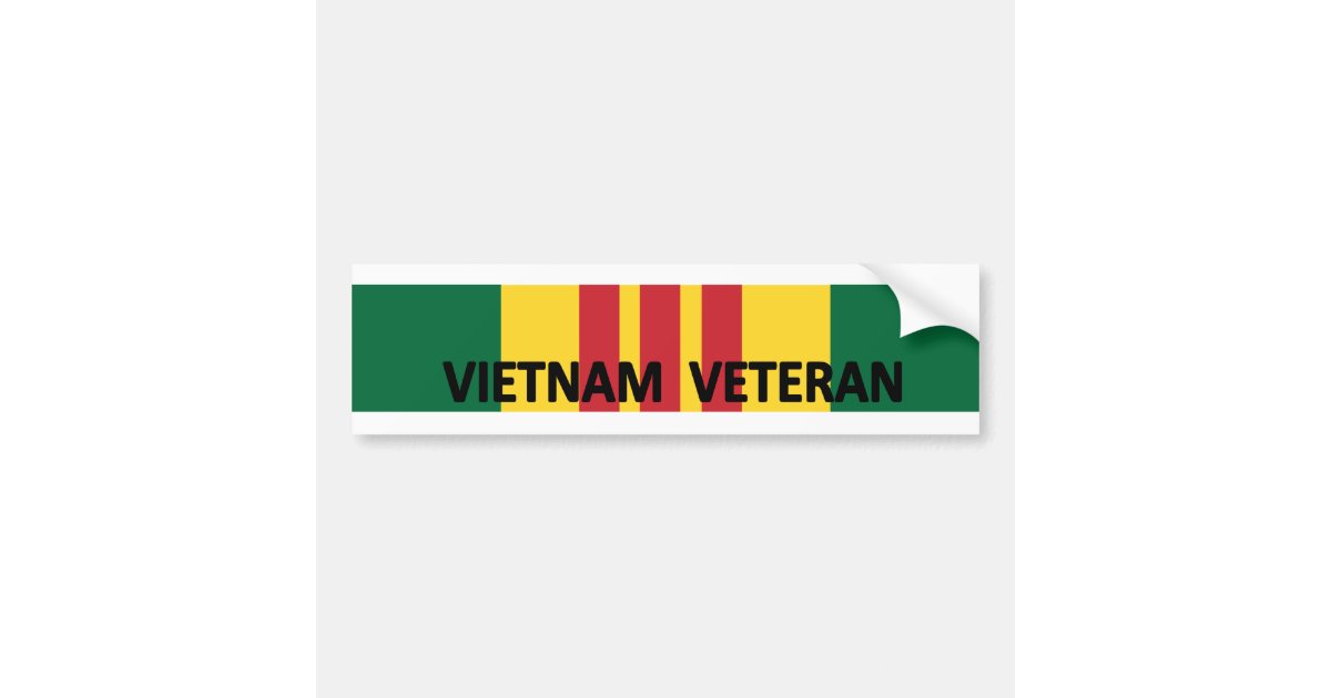 Vietnam Veteran Bumper Sticker | Zazzle.com