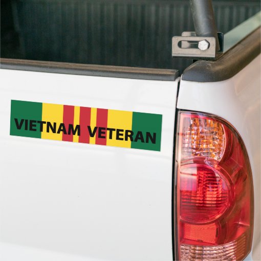 Vietnam Veteran Bumper Sticker | Zazzle