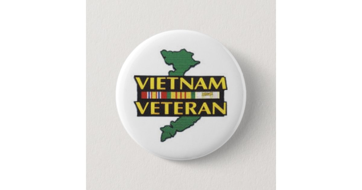 Vietnam Veteran Button | Zazzle