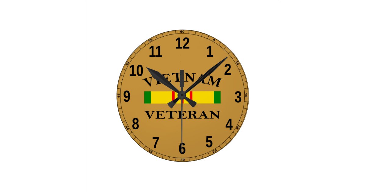 Vietnam Veteran Clock | Zazzle.com