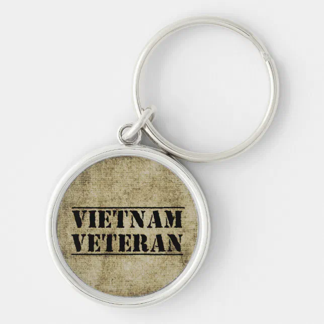 Vietnam Veteran Military Keychain | Zazzle