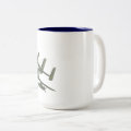 Vietnam Veteran Mohawk Two-Tone Coffee Mug | Zazzle