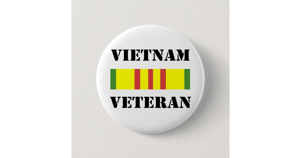 vietnam veteran pinback button | Zazzle