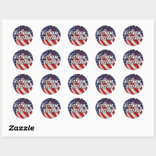 Vietnam Veteran Sticker | Zazzle