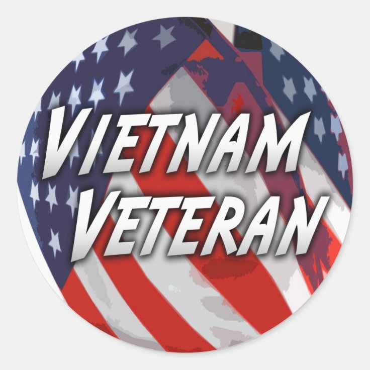 Vietnam Veteran Sticker | Zazzle