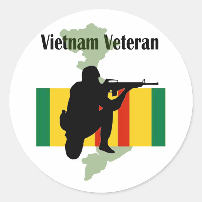 Vietnam Veteran Stickers | Zazzle
