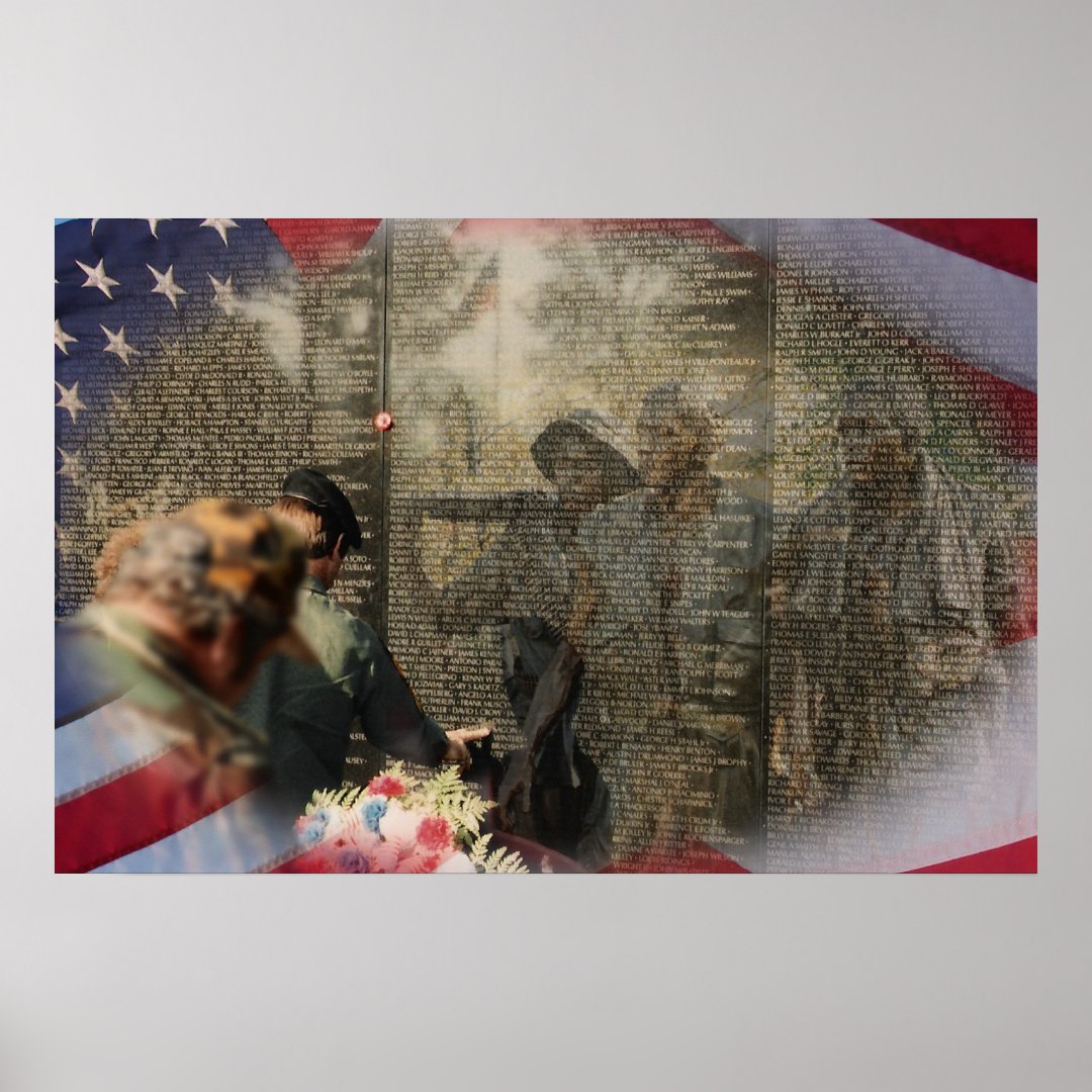 Vietnam Veterans' Memorial Poster | Zazzle