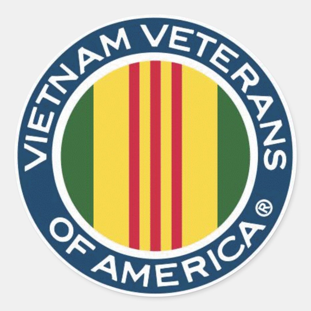 Vietnam Veterans of America 3 inch Stickers | Zazzle