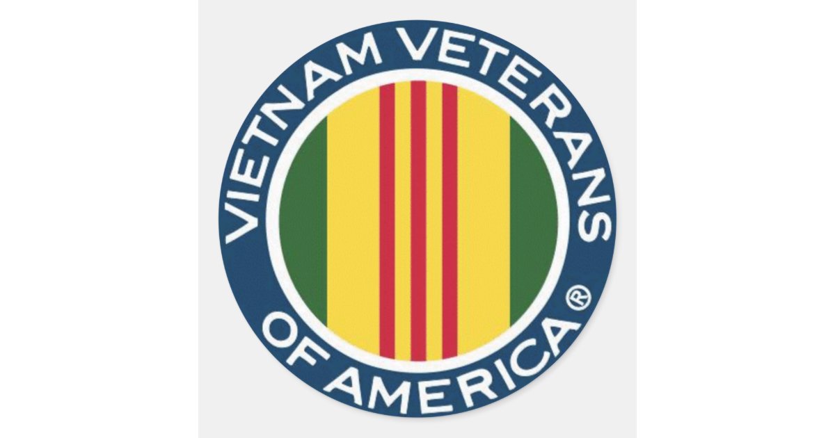 Vietnam Veterans of America Small Stickers | Zazzle.com