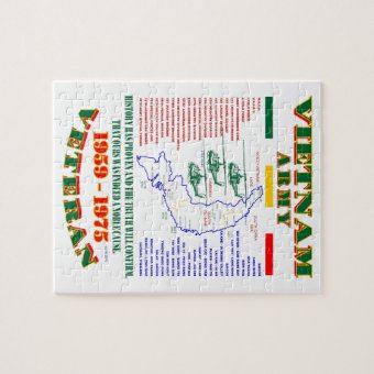 VIETNAM WAR. AMERICAN ARMY VETERAN JIGSAW PUZZLE | Zazzle