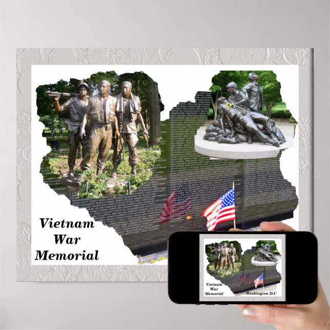 Vietnam War Memorial Poster | Zazzle