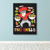 Vietnamese Pho Chef Noodle Pho Soup Gift Pho Canvas Print | Zazzle