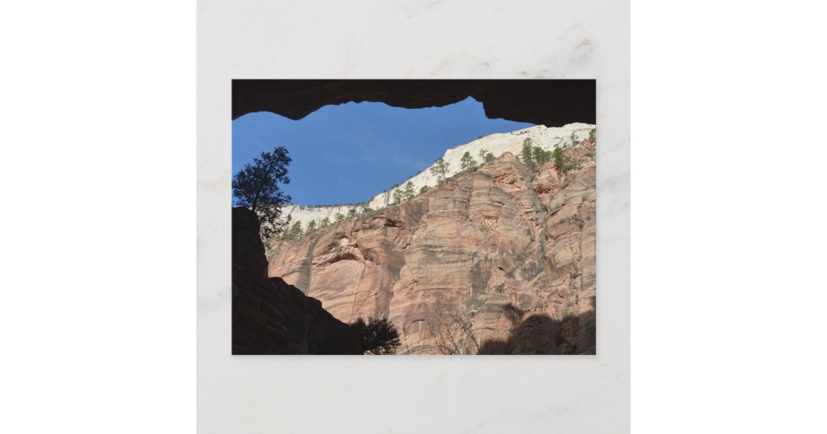 View from Devil's Staircase at Zion National Park Postcard | Zazzle