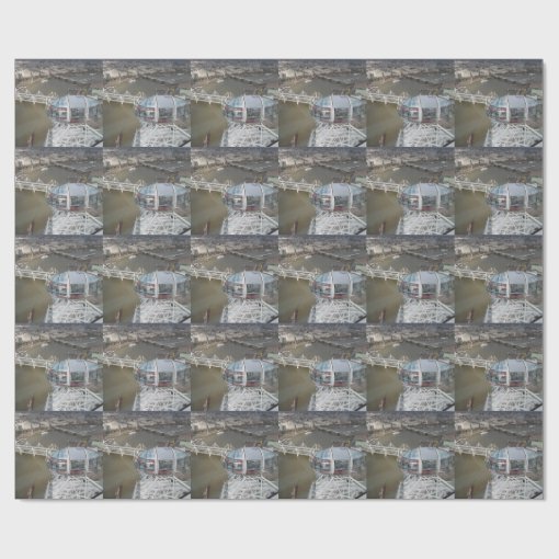 View from London Eye Wrapping Paper | Zazzle
