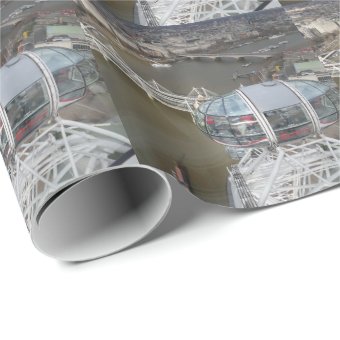 View from London Eye Wrapping Paper | Zazzle