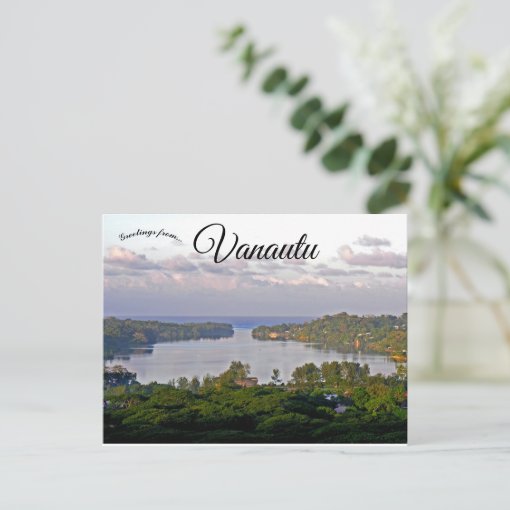View from Montmartre Port Vila Vanuatu Postcard | Zazzle