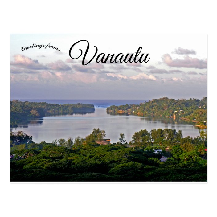 View from Montmartre Port Vila Vanuatu Postcard | Zazzle.com