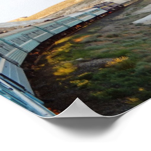 View from the train window poster | Zazzle