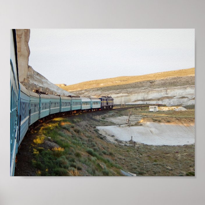 View from the train window poster | Zazzle.com