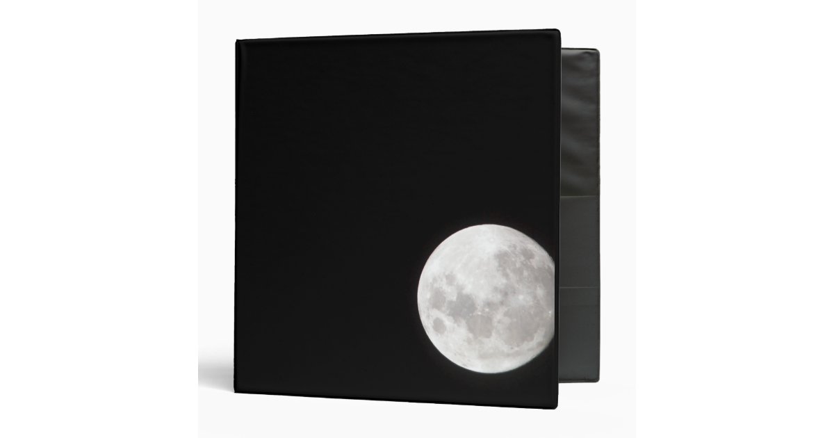 View of a full Moon, also shows Mars Binder | Zazzle