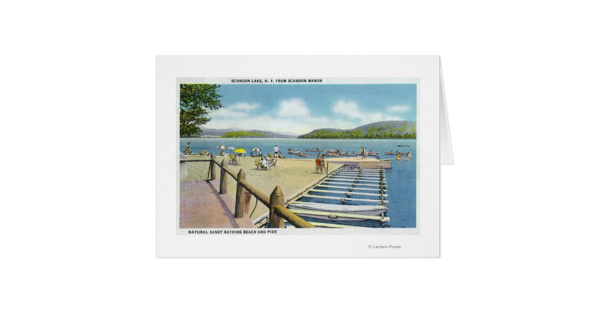 View of Beach and Pier from Scaroon Manor | Zazzle