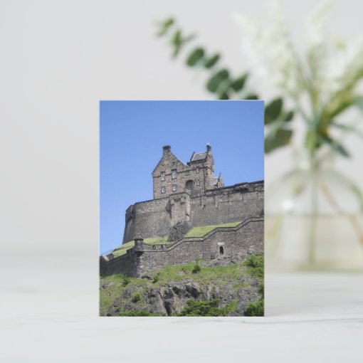 View of Edinburgh Castle, Edinburgh, Scotland, Postcard | Zazzle