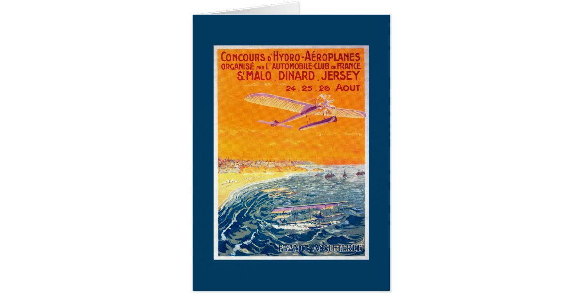 View of Float Planes in Air and Water Poster | Zazzle
