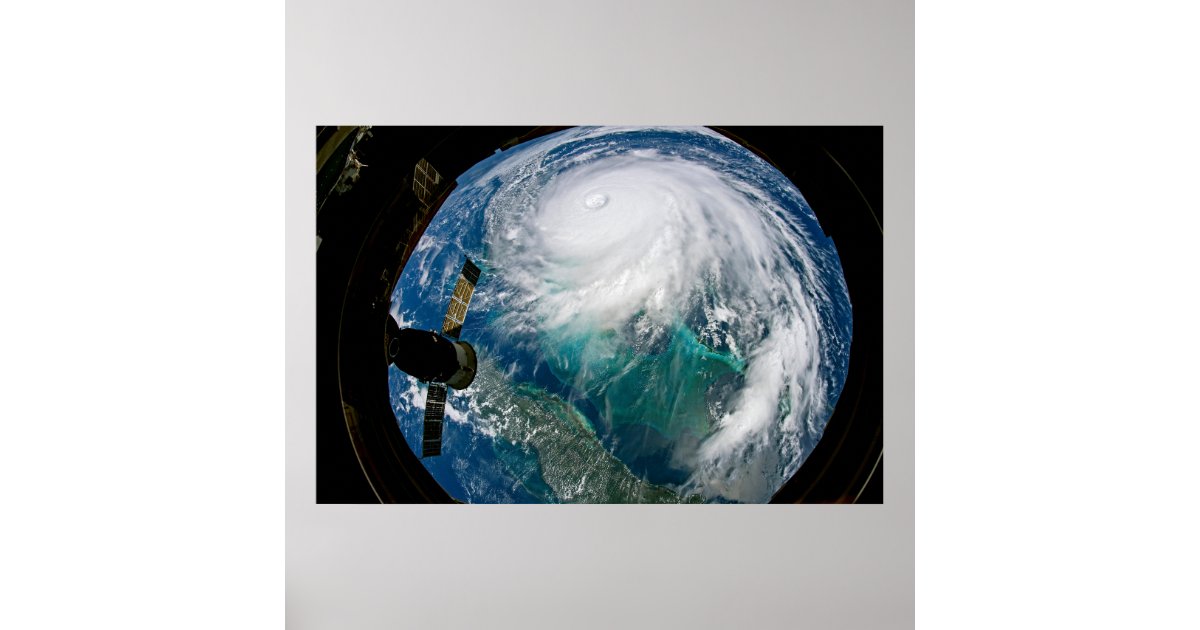 View Of Hurricane Dorian. Poster | Zazzle