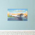 View of the California Clipper Plane Canvas Print | Zazzle